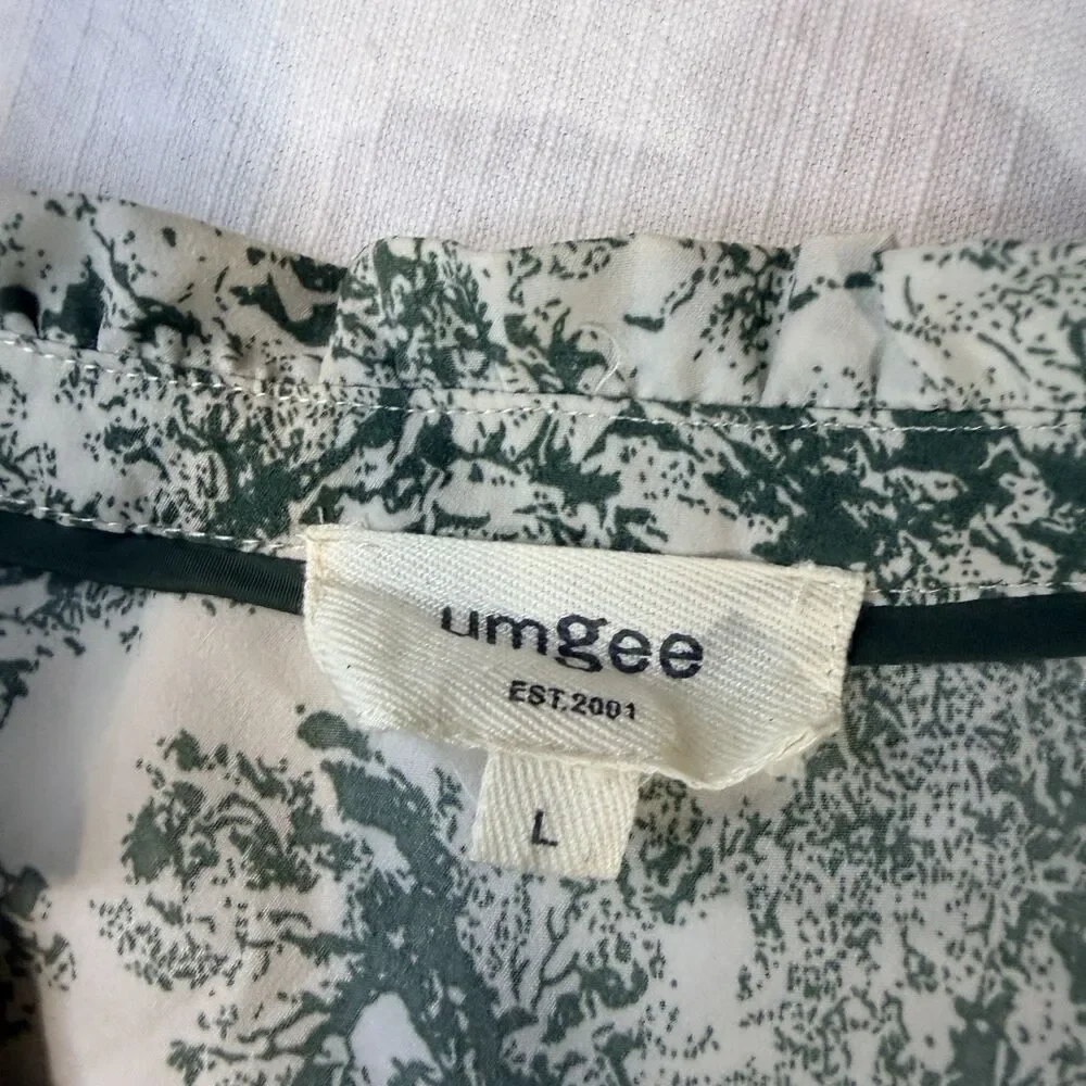 Umgee | Dresses | Umgee Tiered Midi Dress Size L Forest Fairy Green ...